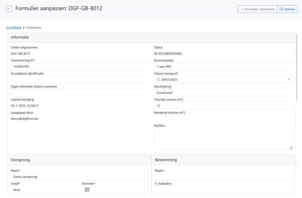 Grondbank - DigiForm
